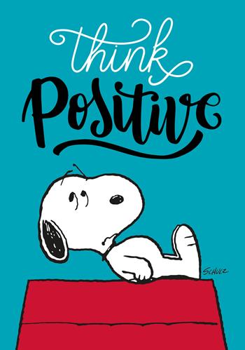 Biglietto Snoopy Generico Think Positive Marpimar 2022 | Libraccio.it