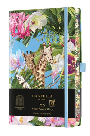 Agenda Castelli Milano EDEN Giraffe Diary 2024 13x21 cm Settimanale ...