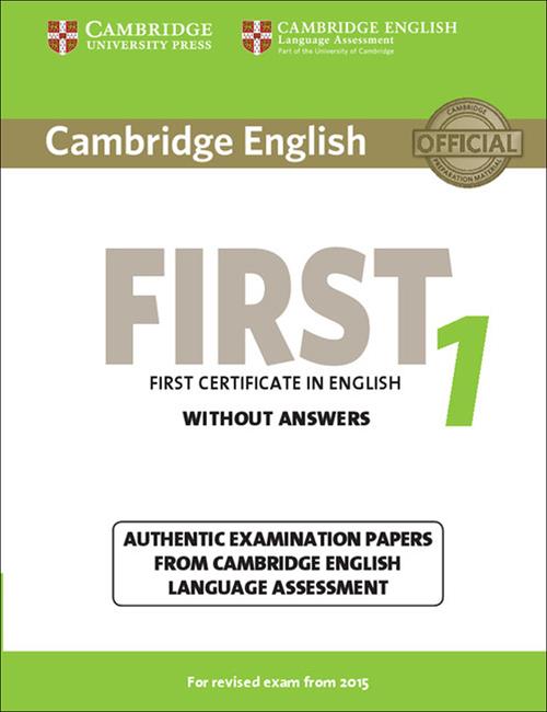 B2 First. Cambridge English First. Student's book without Answers. Per ...