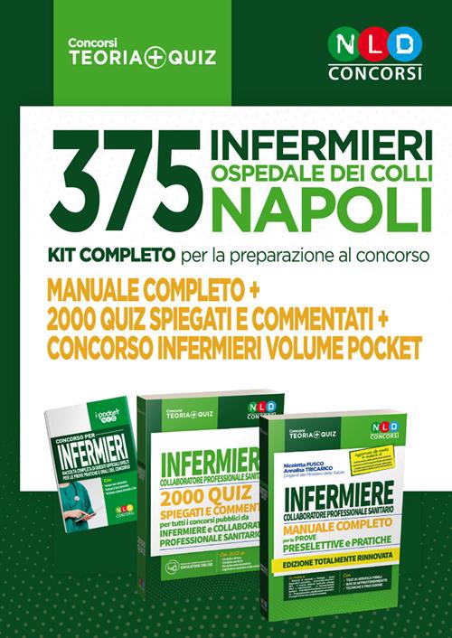 375 infermieri Ospedale dei colli Napoli. Kit completo per la ...