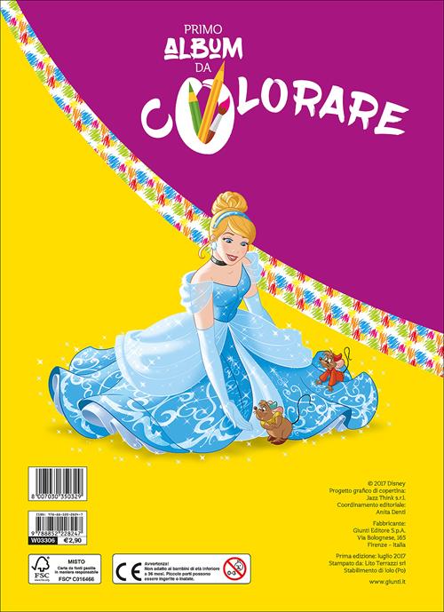 Cenerentola. Primo album da colorare - Libro Disney Libri 2017, Primo ...