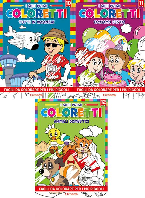 I miei primi coloretti. Ediz. illustrata. Vol. 10-12: Tutti in vacanza ...