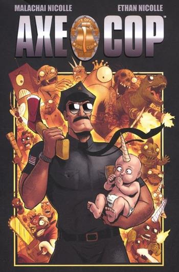 Axe Cop - Malachai Nicolle, Ethan Nicolle - Libro Bao Publishing 2012 | Libraccio.it