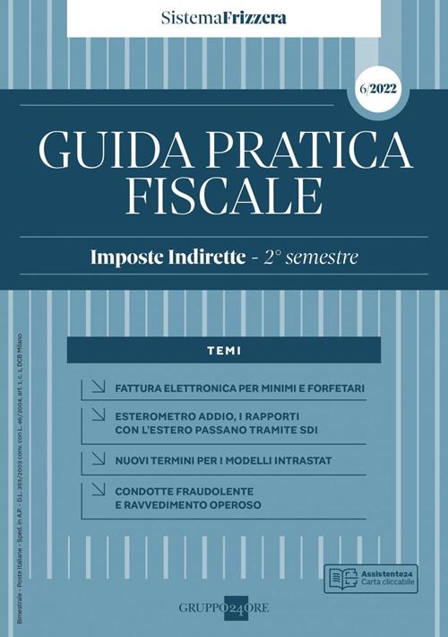 Guida pratica fiscale. Imposte indirette 2022. Vol. 1A - Libro Il Sole ...