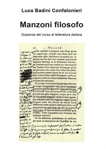 Manzoni filosofo. Dispense del corso di letteratura italiana - Luca ...