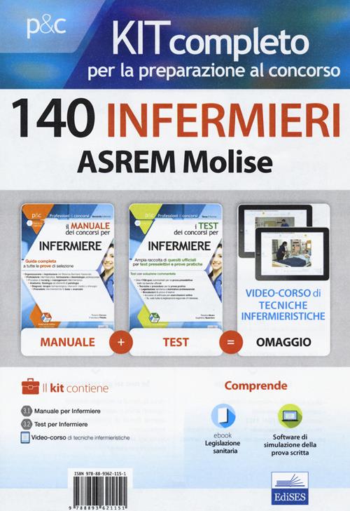 Kit completo per la preparazione al concorso 140 infermieri ASREM ...