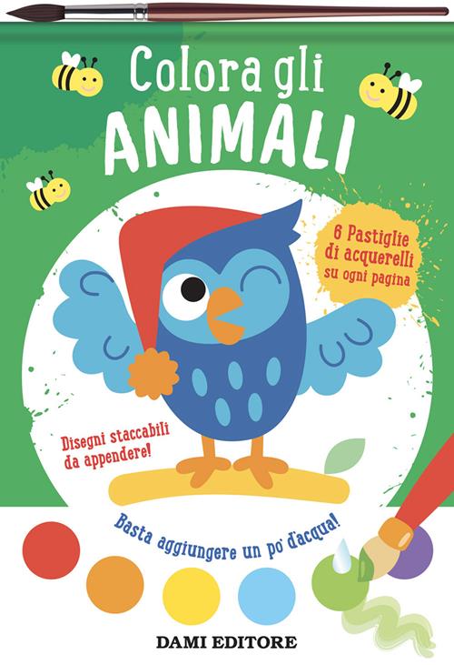 Colora gli animali. Colori magici. Ediz. illustrata. Con pennello ...
